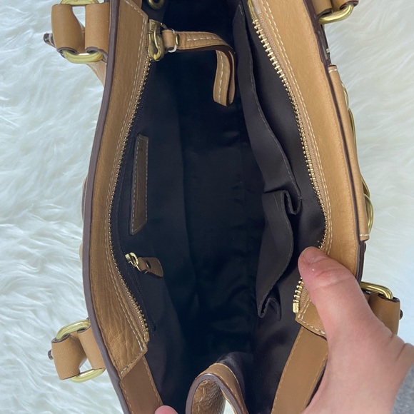 Coach | Bags | Coach Tan Leather Satchel | Poshmark